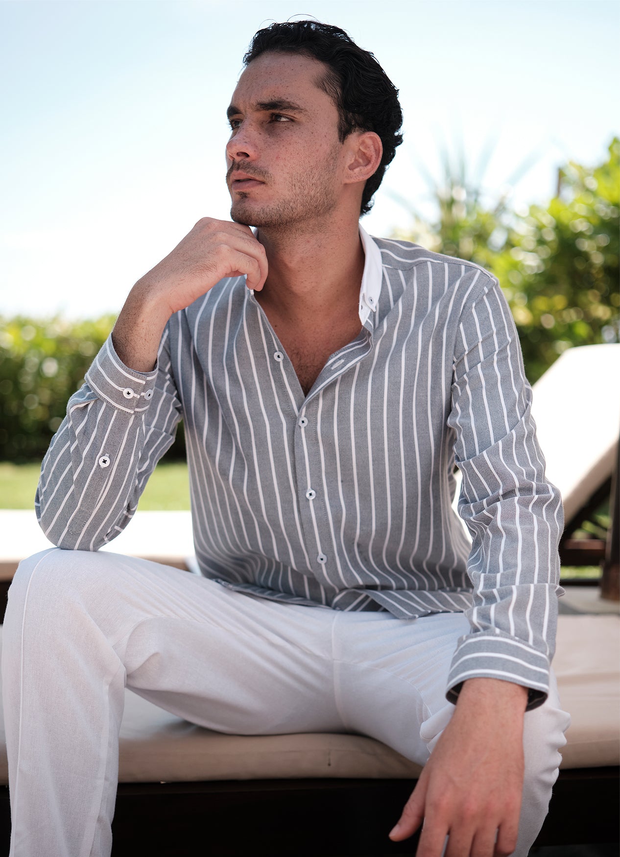 HUDSON SHIRT : GREY – Thirteen31